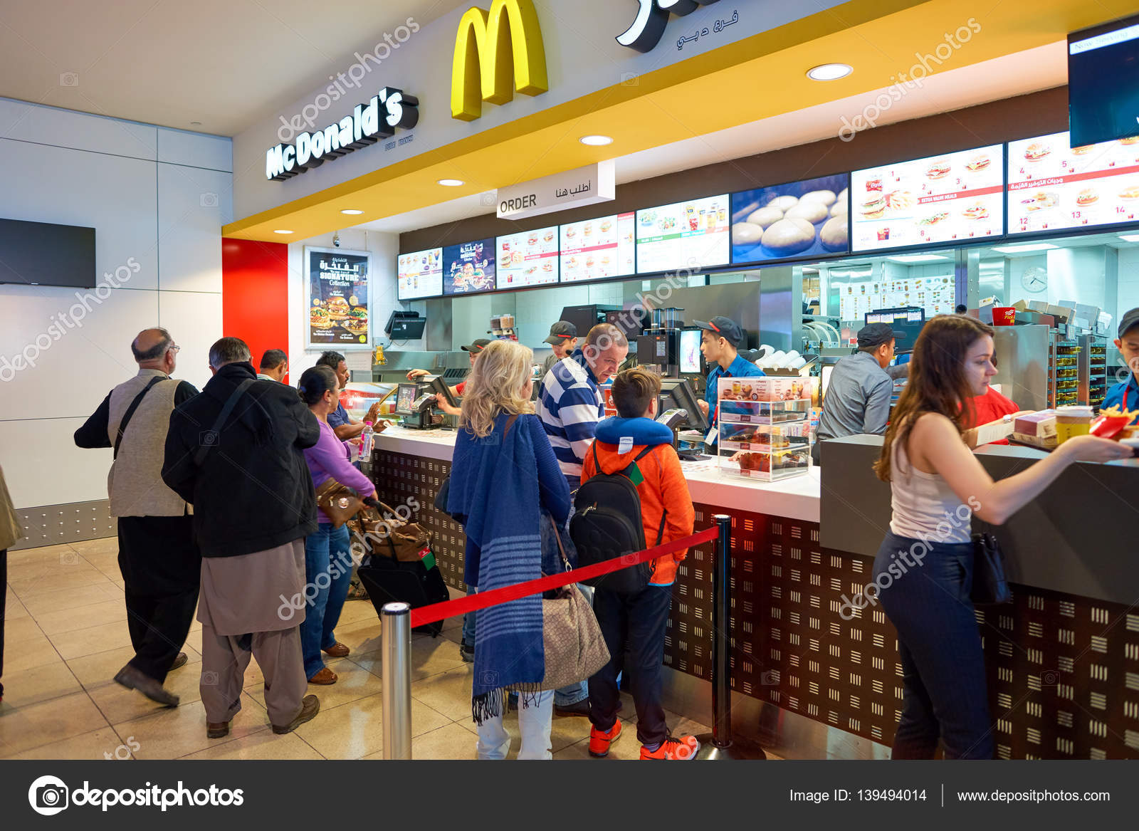 Counter service in a McDonalds – Stock Editorial Photo © teamtime ...