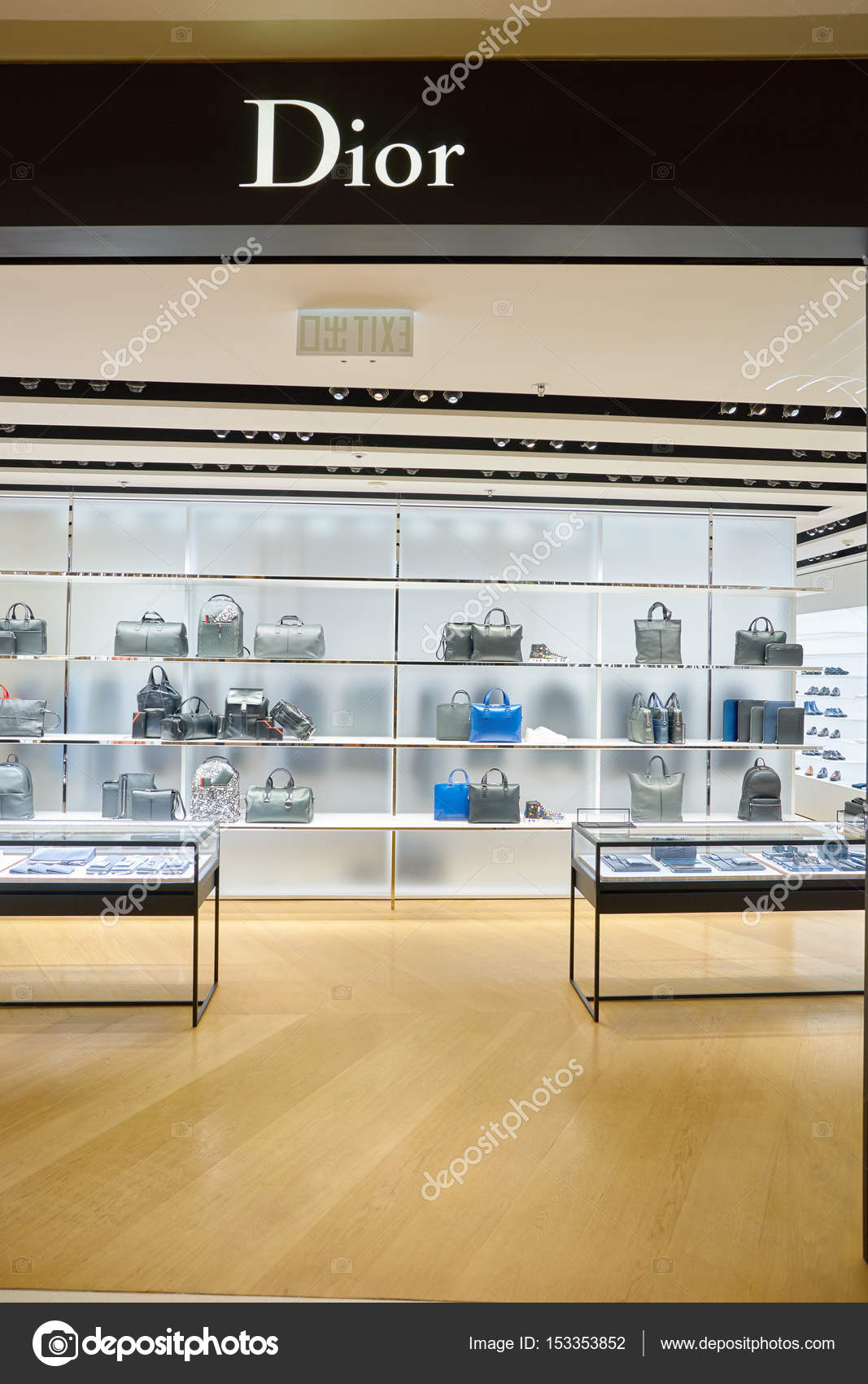 Dior store at the Elements shopping mall. — Stock Editorial Photo ...