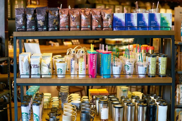 Goods on display at Starbucks – Stock Editorial Photo © teamtime #158648730