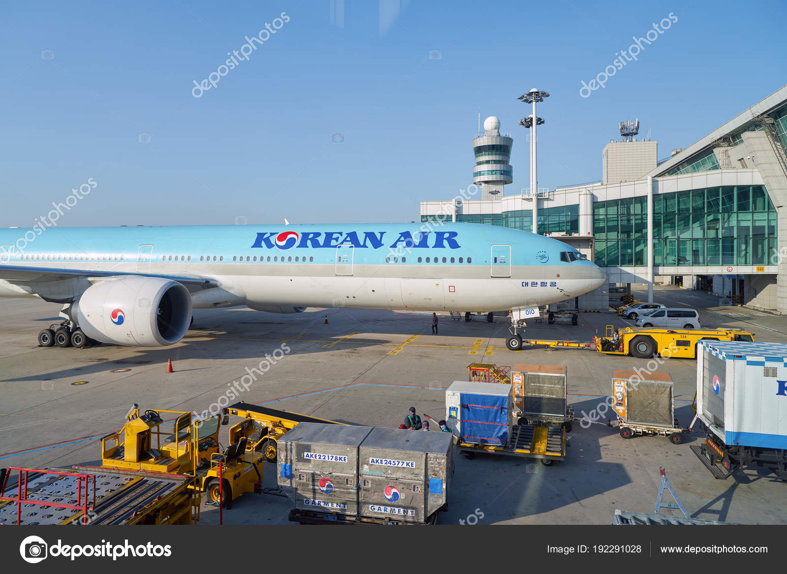Incheon South Korea Circa May 2017 Korean Air Aircraft Tarmac – Stock ...