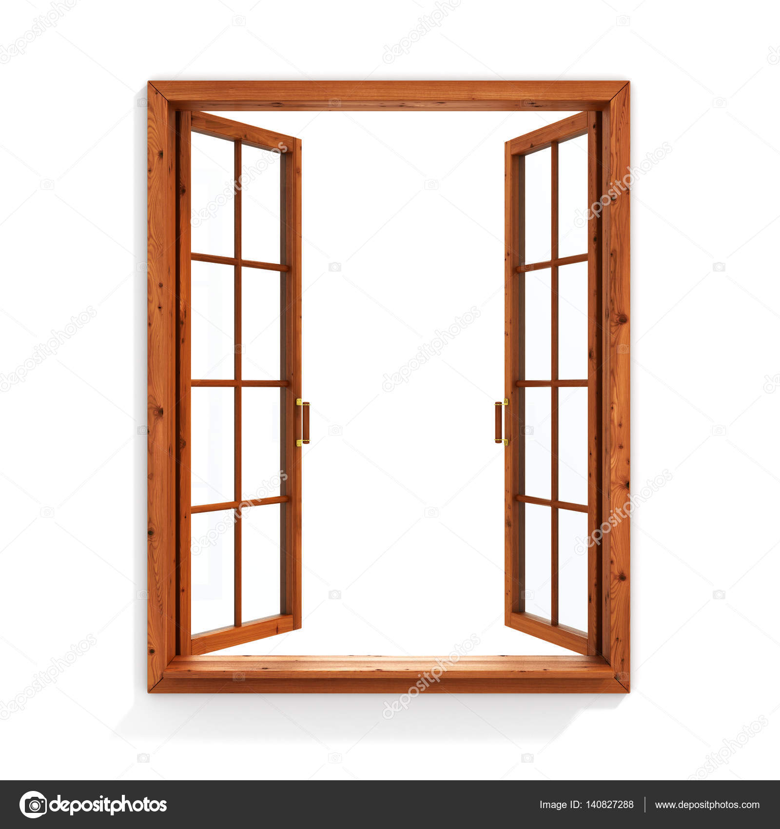 Open Wooden Window