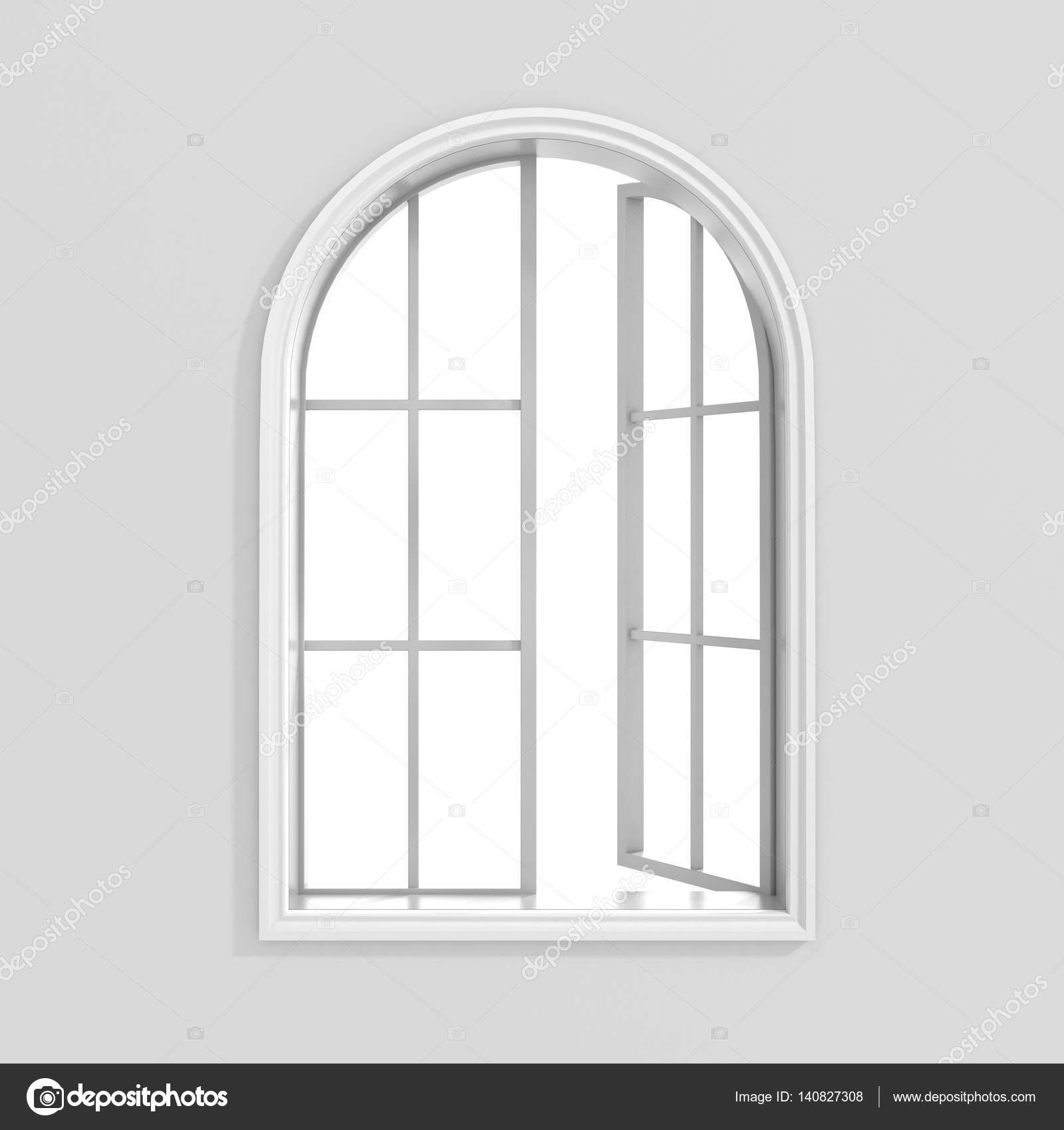 White window isolated on white background — Stock Photo © urfingus ...