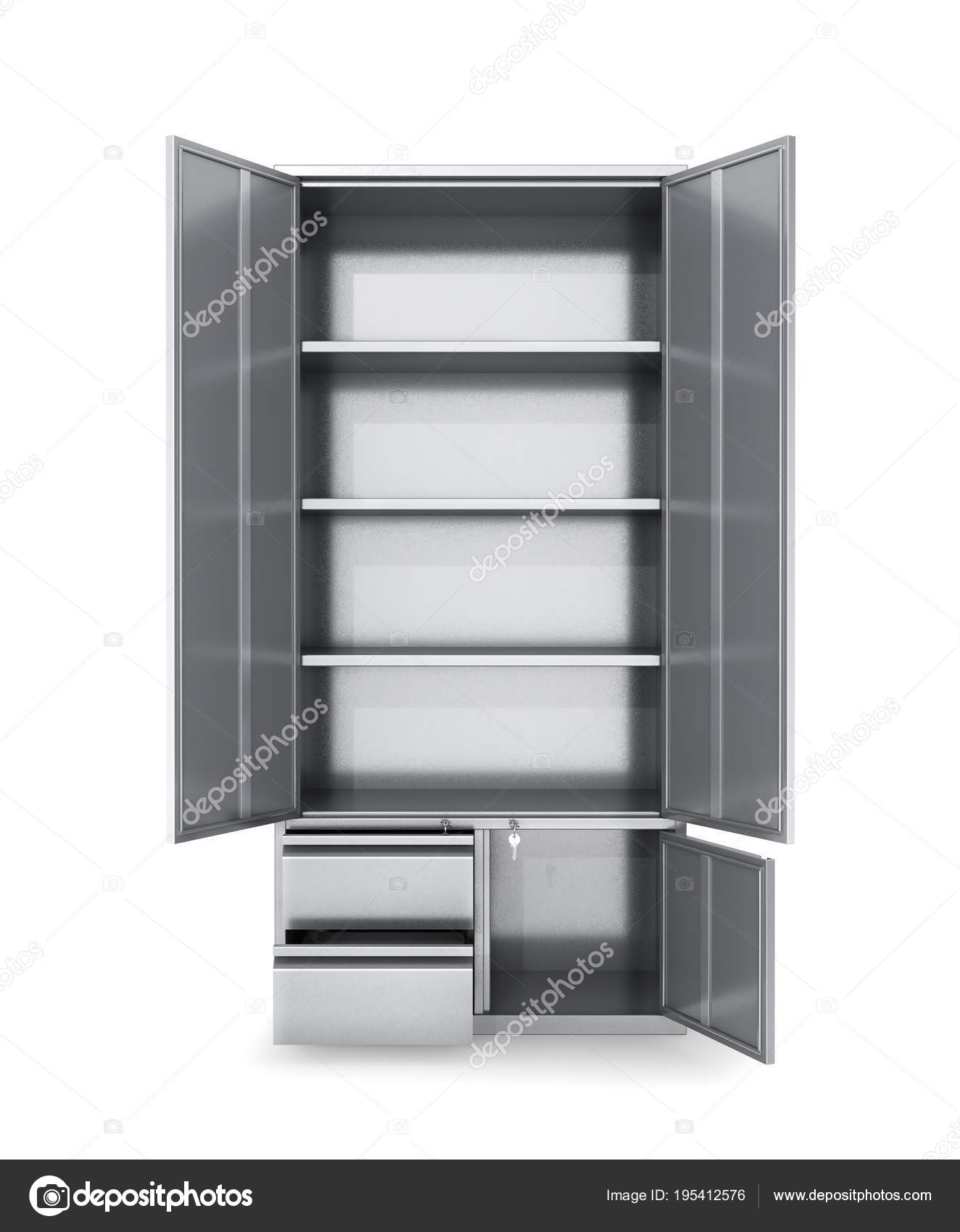 Open Cabinet Clipart