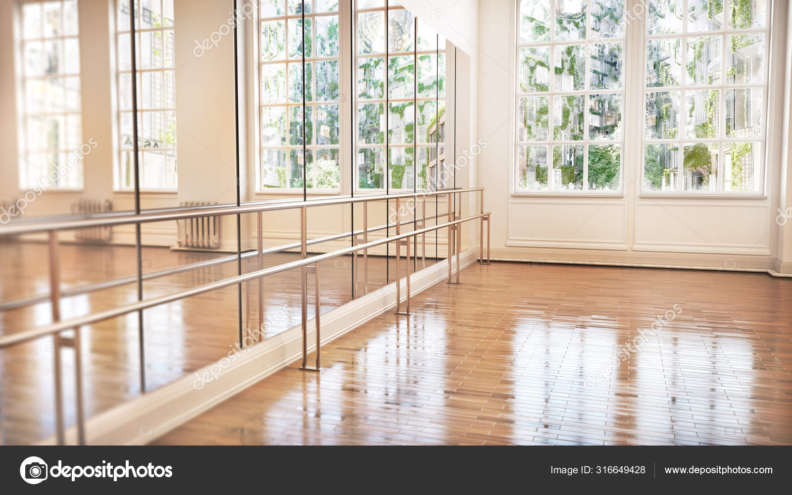Ballet Studio Background