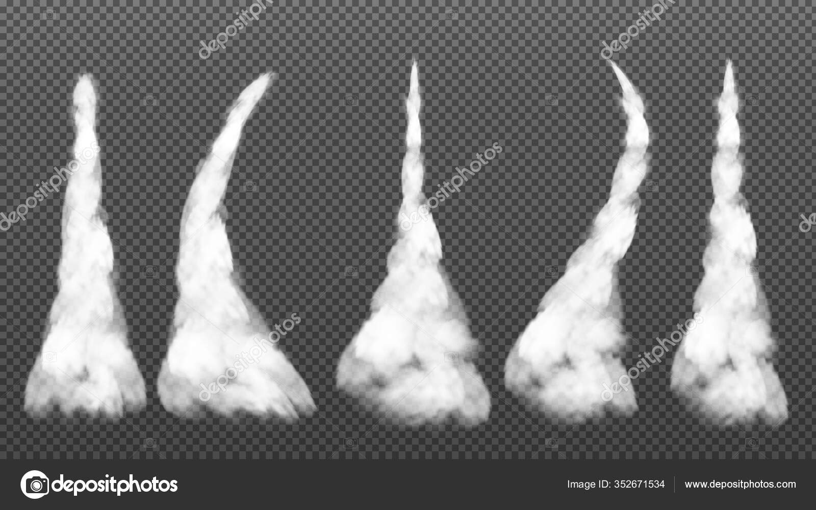 Smoke Space Rocket Launch Stock Vector by ©urfingus 352671534