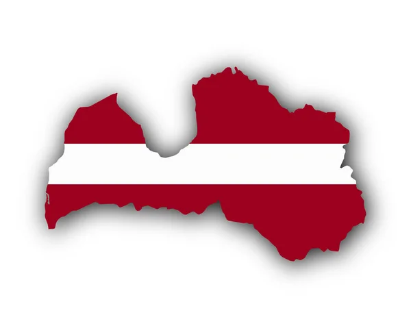 Isometric Map Latvia National Flag Vector Illustration Stock Vector Image by ©grebeshkovmaxim ...