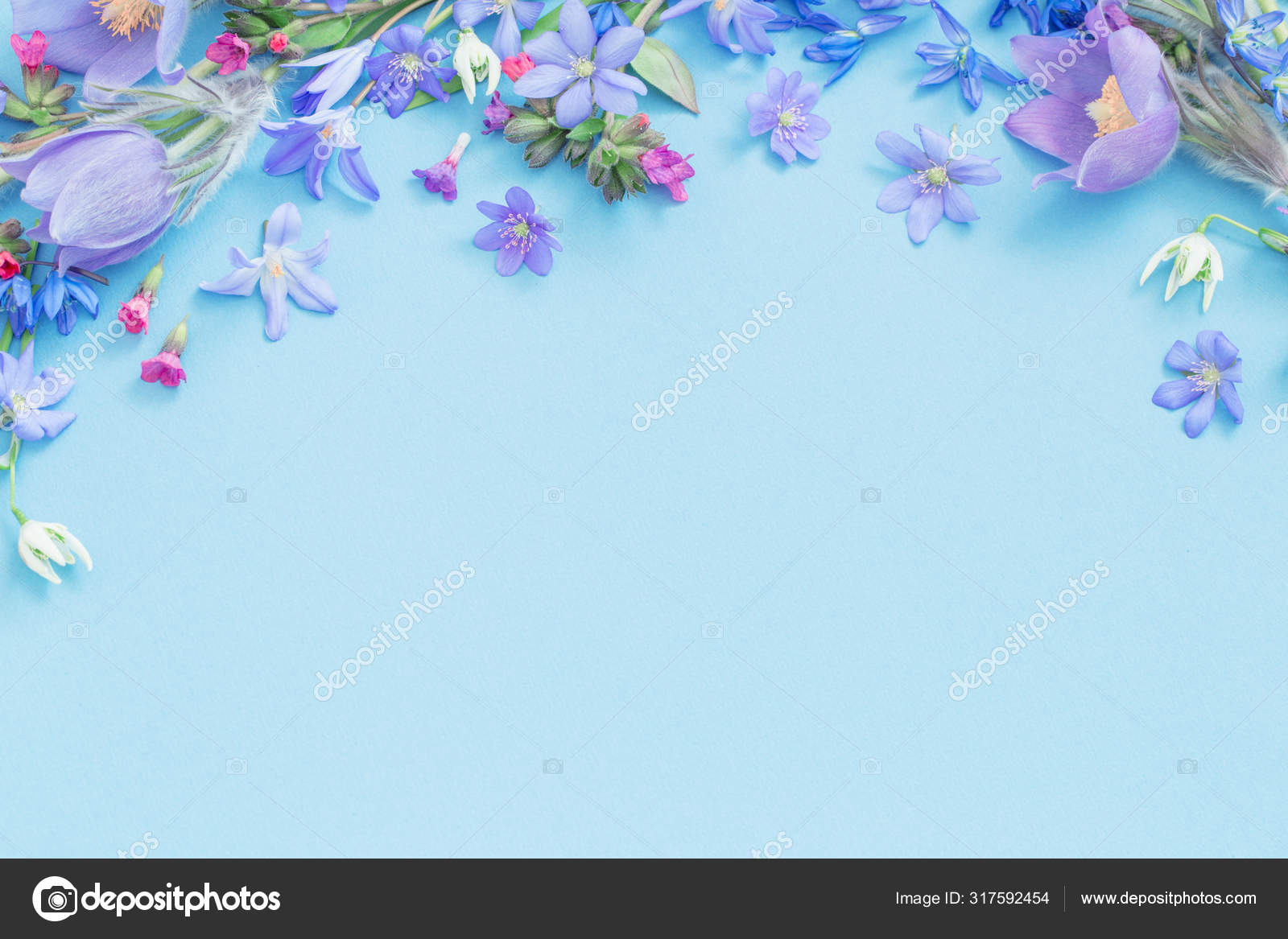 Blue Spring Background