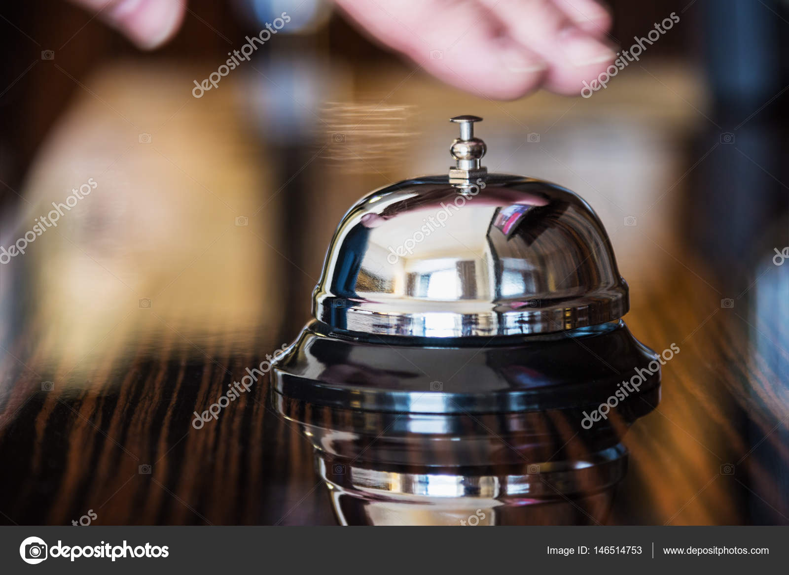 Service bell in a hotel or other premises — Stock Photo © doroshin ...