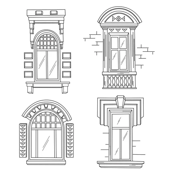 Wall with window Vector Art Stock Images | Depositphotos