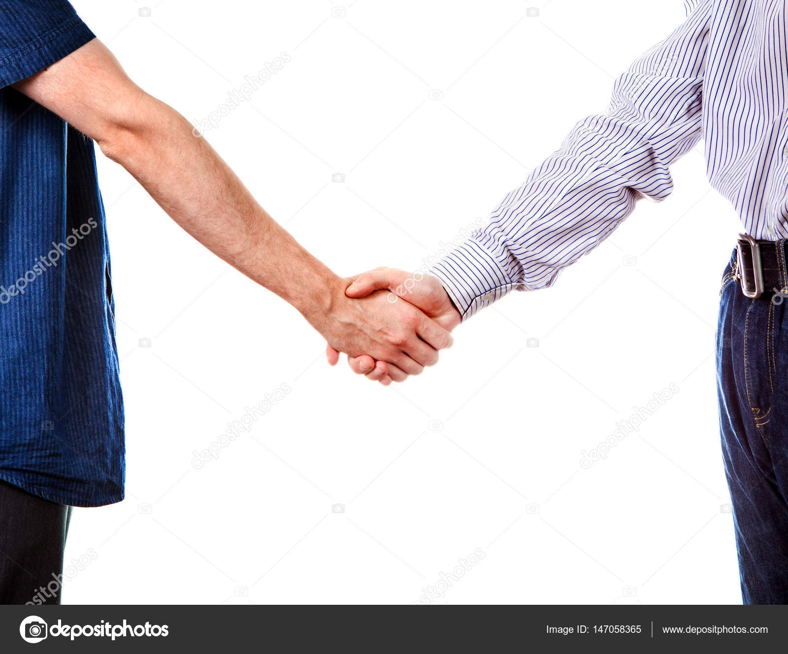 Two Persons Handshake Stock Photo by ©sabphoto 147058365