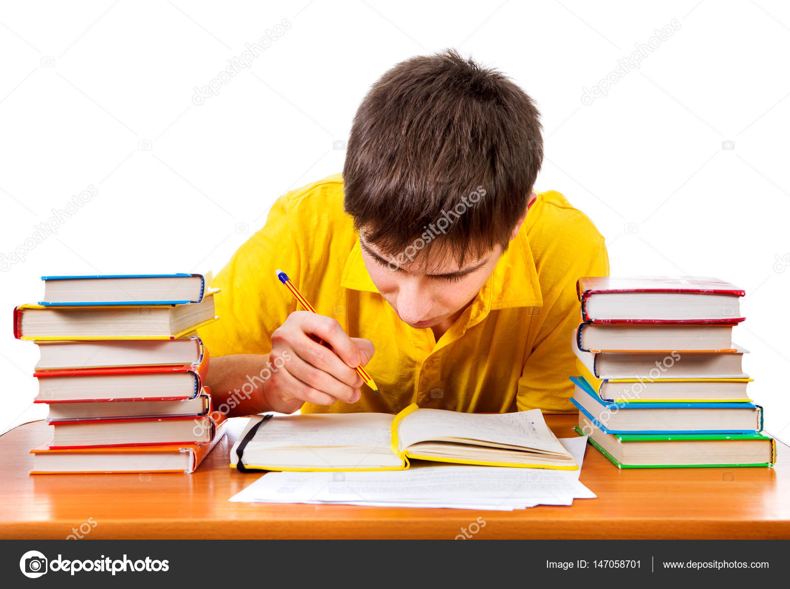 Student with the Books Stock Photo by ©sabphoto 147058701