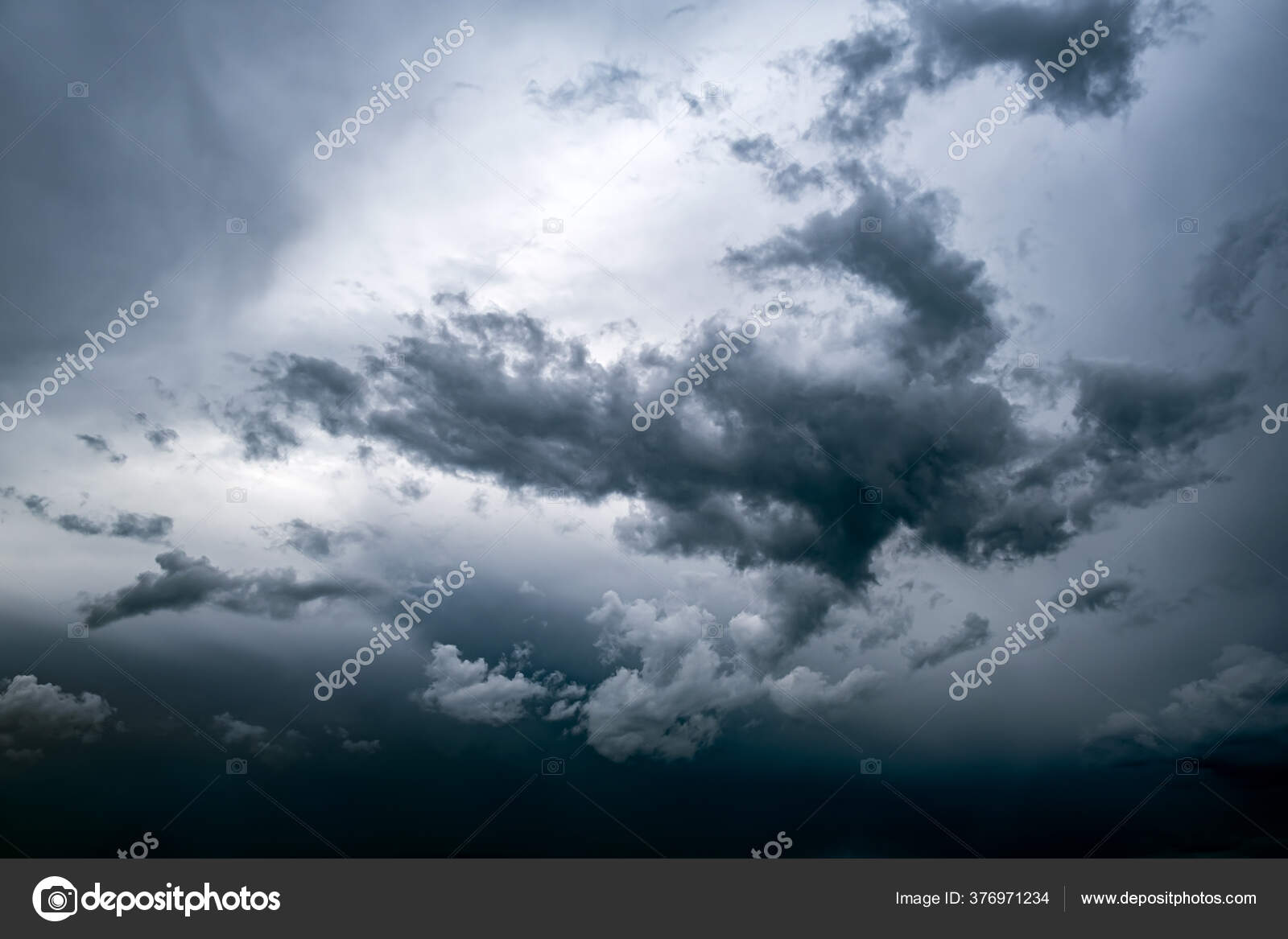 Dark Dramatic Storm Clouds Area Background Stock Photo by ©sabphoto ...
