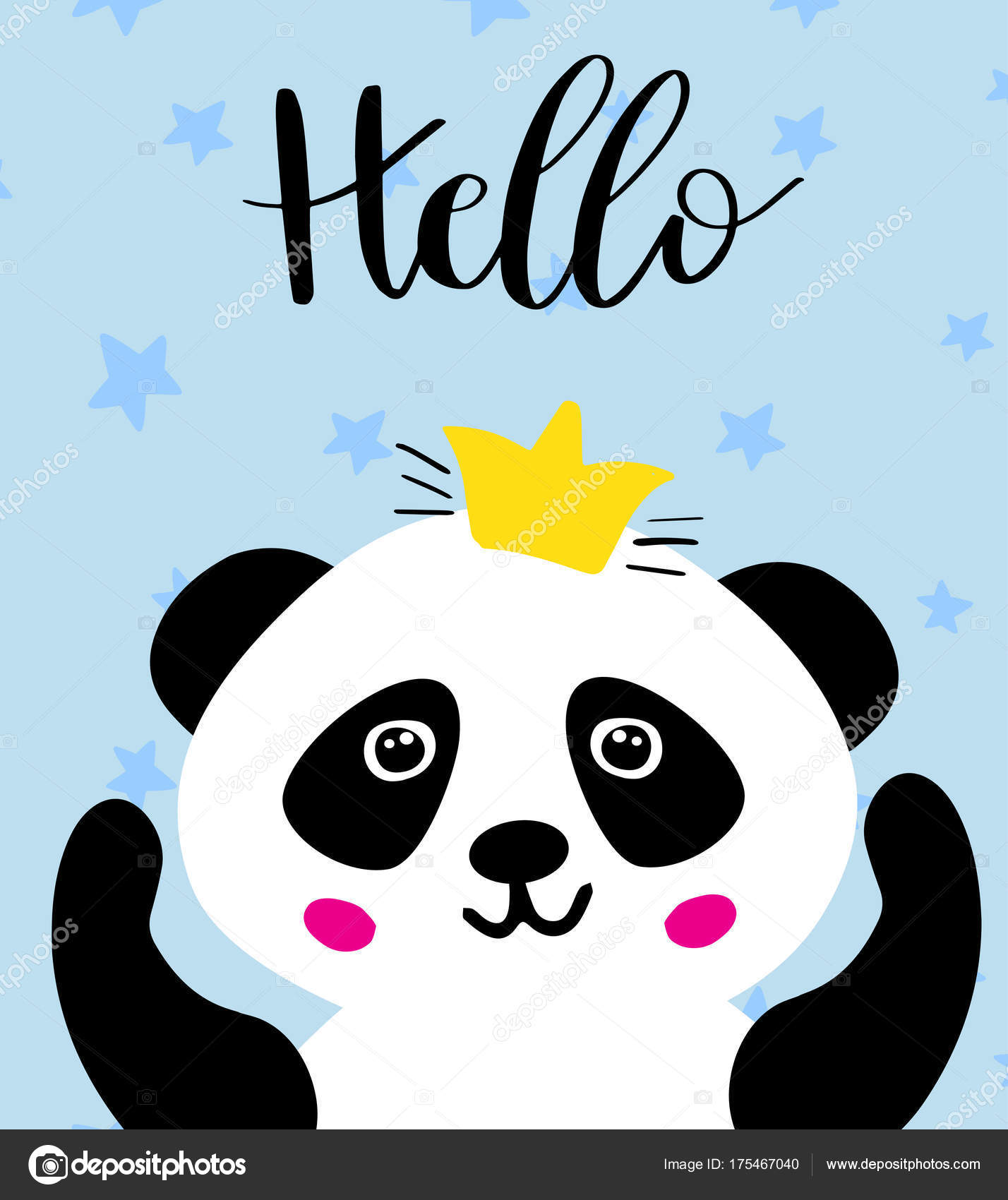 Panda. Chinese panda bear. Stock Vector Image by ©mcherevan #175467040