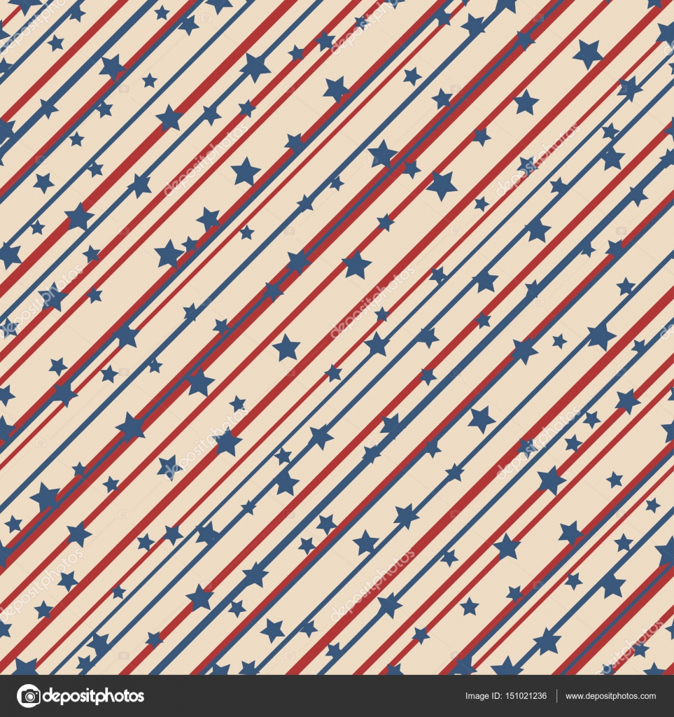 American stars and stripes pattern Stock Vector Image by ©de-kay #151021236
