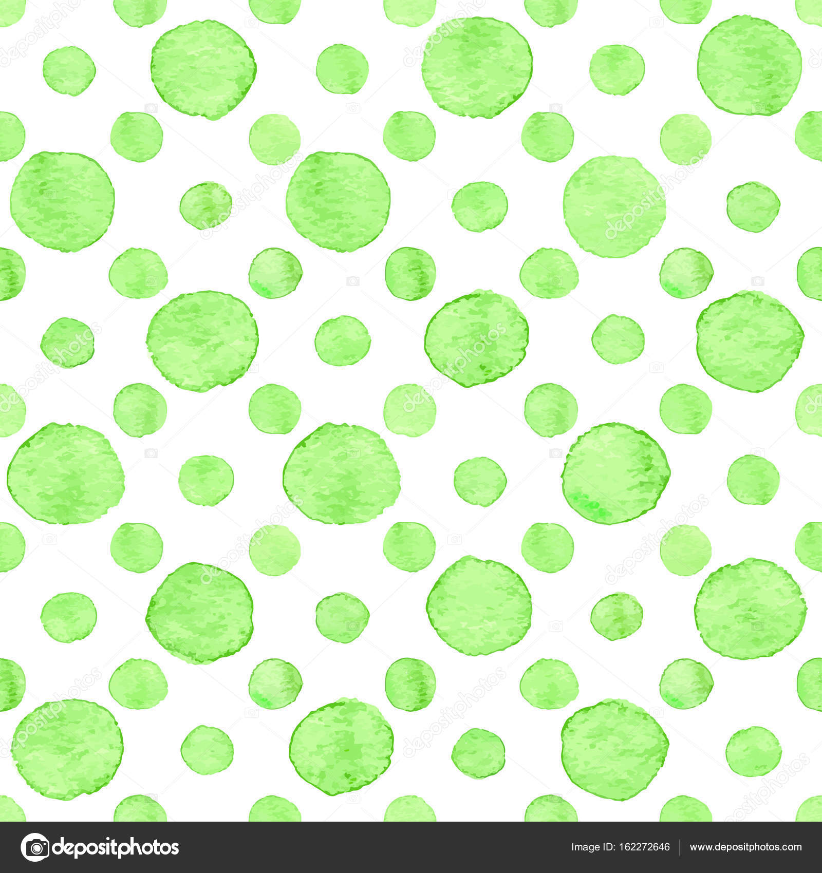 Seamless watercolor dots pattern Stock Vector by ©de-kay 162272646