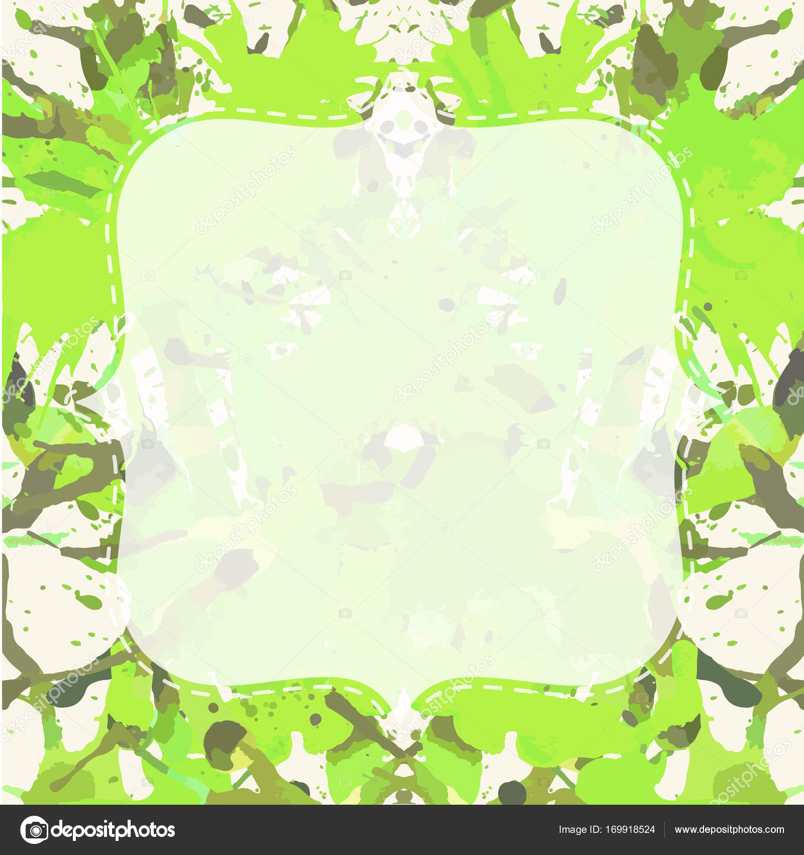 Artistic paint splashes template Stock Vector Image by ©de-kay #169918524