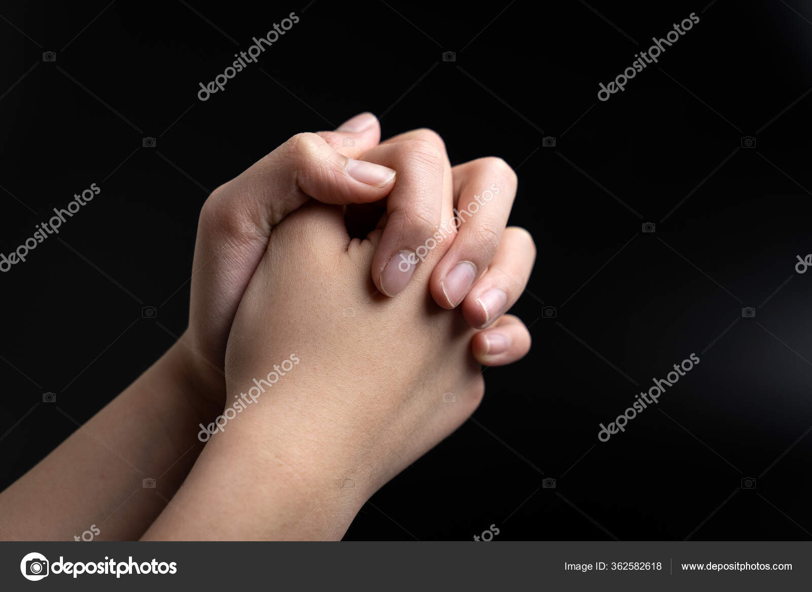 Biddende Handen Met Rozenkrans En Rozen Tekeningen