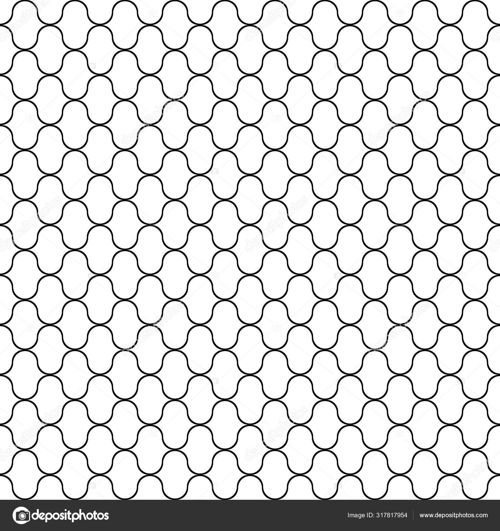 Seamless pattern. Black line texture on white background. Stock Vector ...