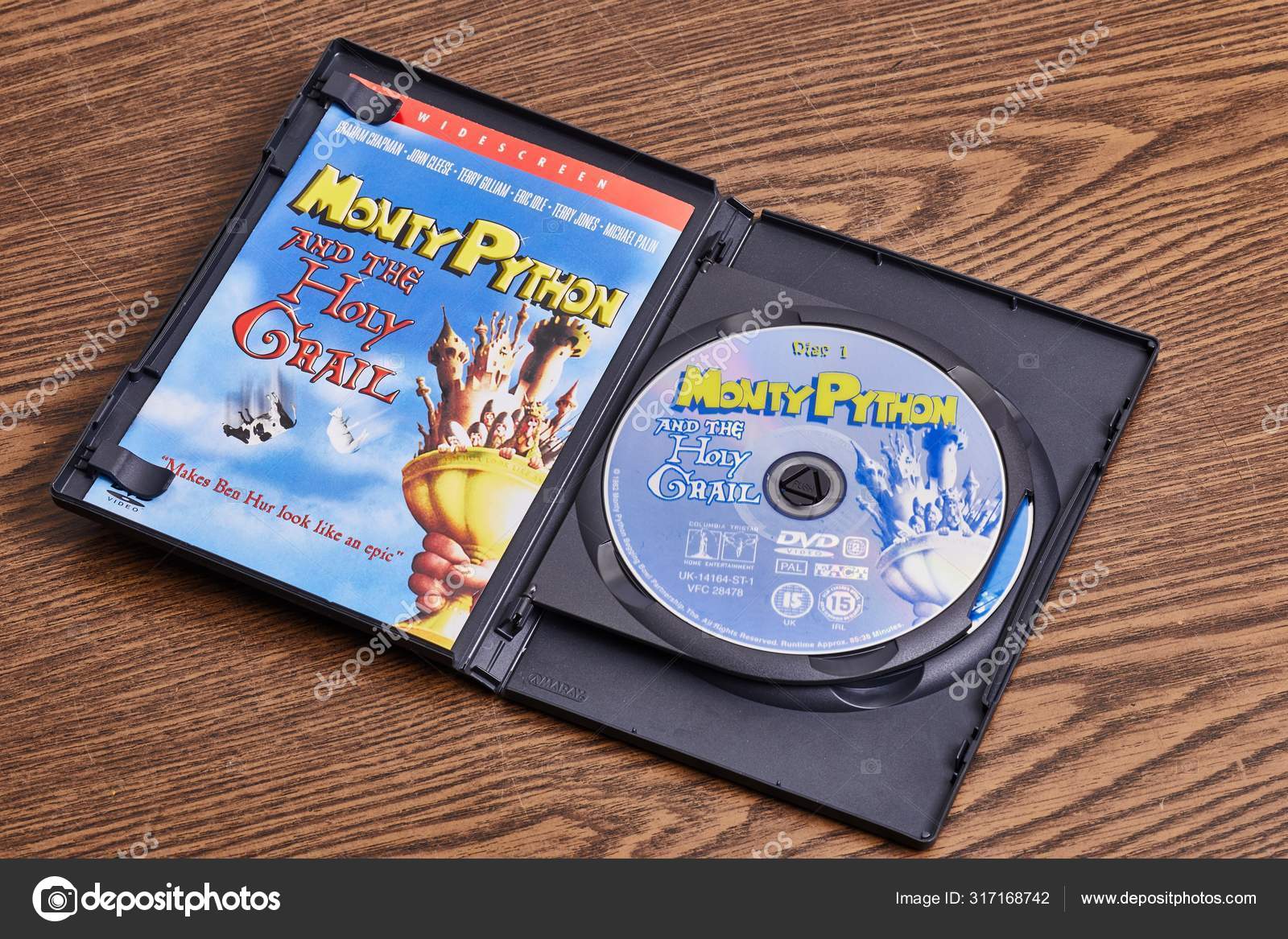Monty Python and The Holy Grail DVD — Stock Editorial Photo © Gudella ...