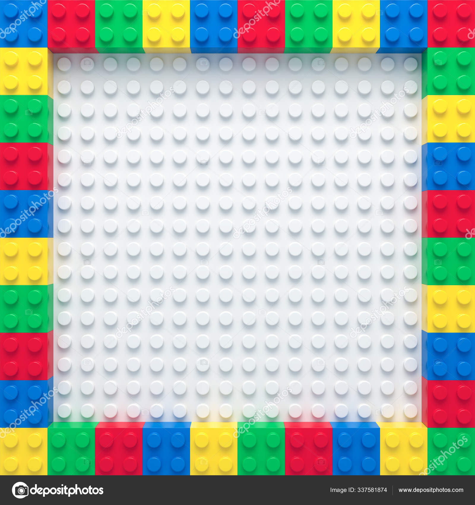 Lego Bricks Border