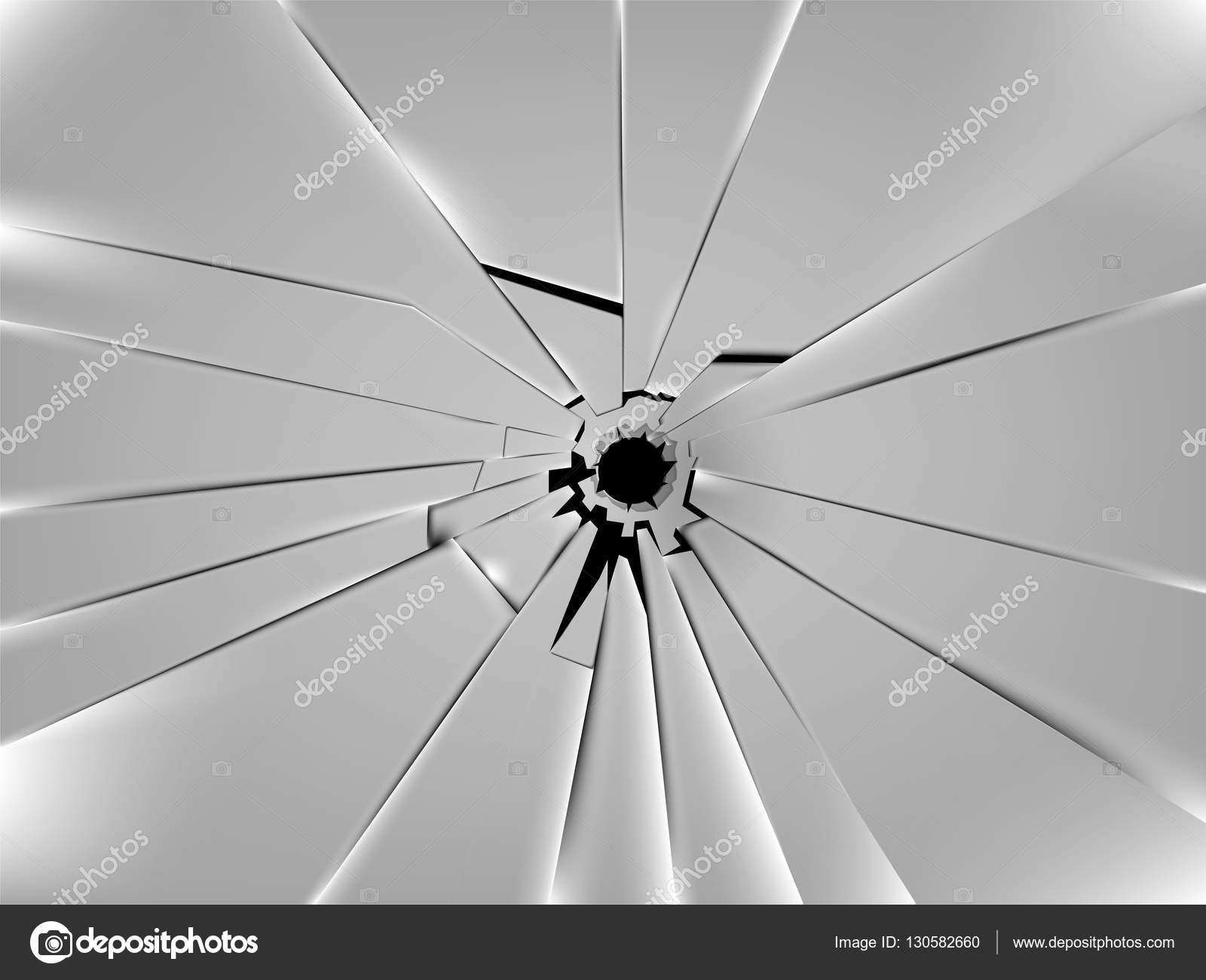 Realistic broken window's glass vector Stock Vector Image by ©watchara ...