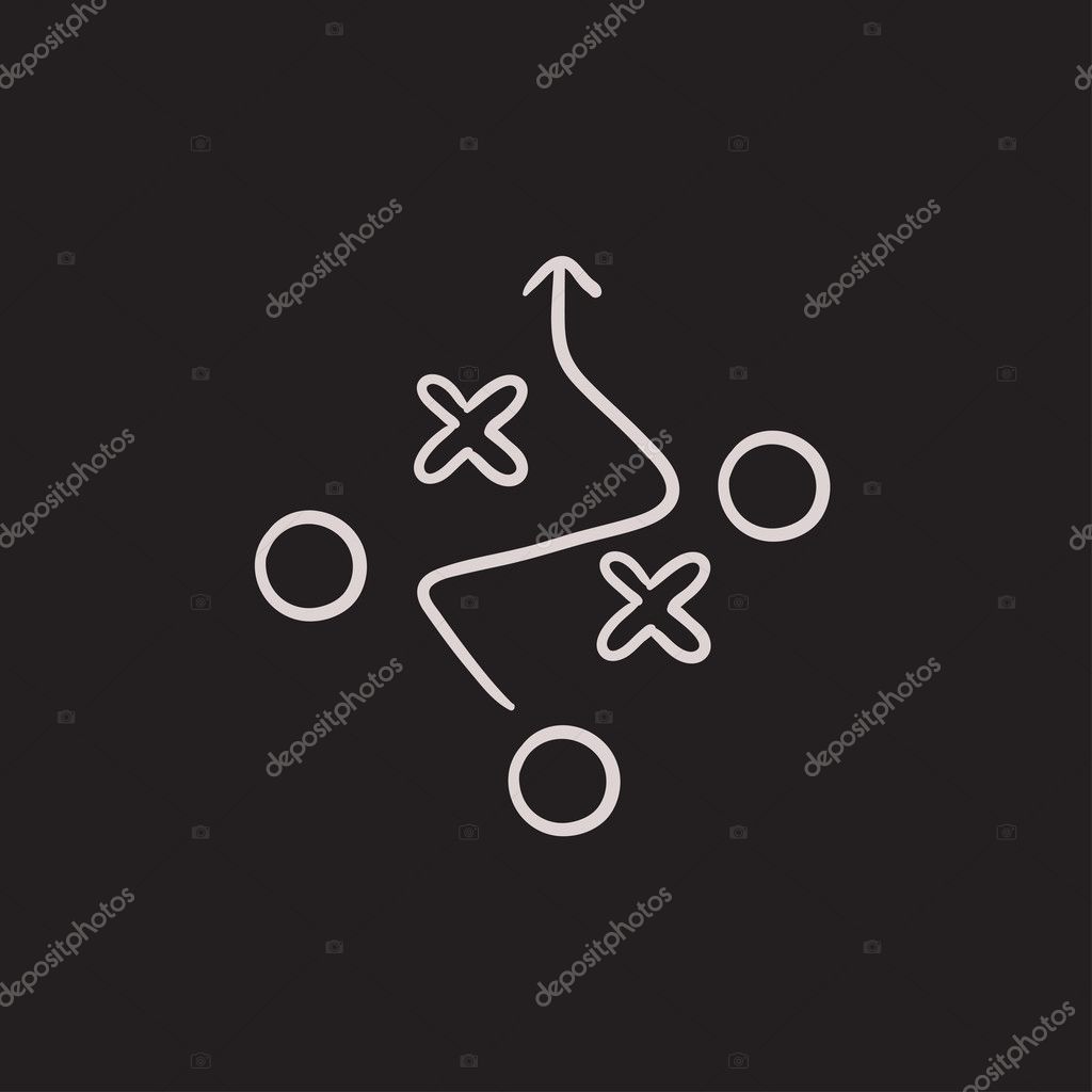 Tactical plan sketch icon. Stock Vector Image by ©VisualGeneration ...