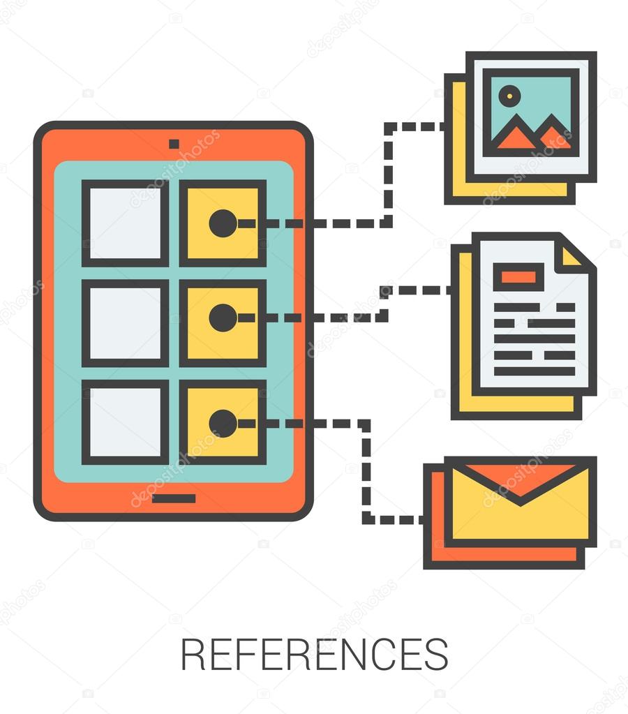 References line icons. Stock Vector Image by ©VisualGeneration #125652490