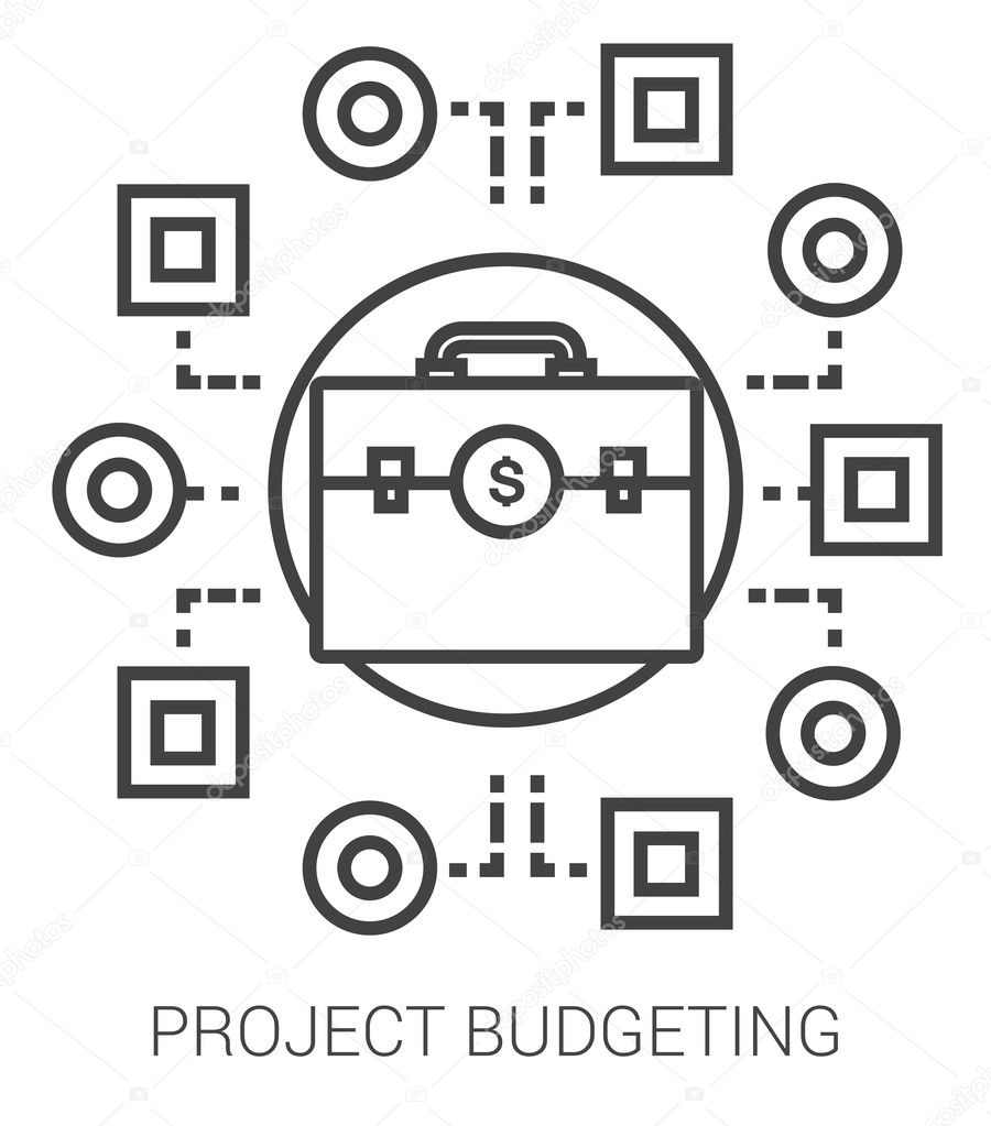 Project budgeting line infographic. Stock Vector by ©VisualGeneration ...