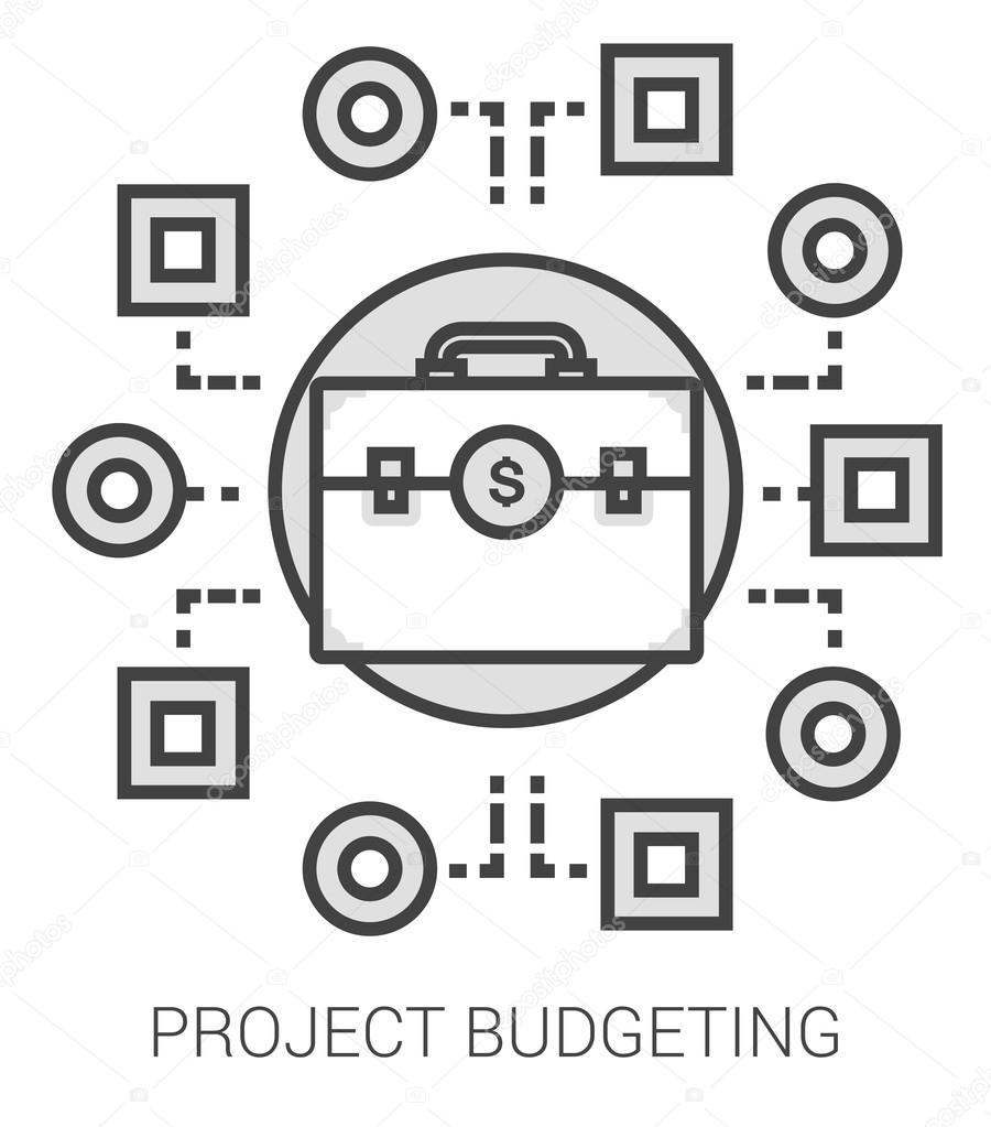 Project budgeting line infographic. Stock Vector by ©VisualGeneration ...