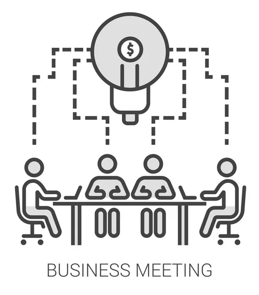 Meeting infographic vector Vector Art Stock Images | Depositphotos