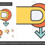 Two-finger scroll up line icon. Stock Vector Image by ©VisualGeneration ...