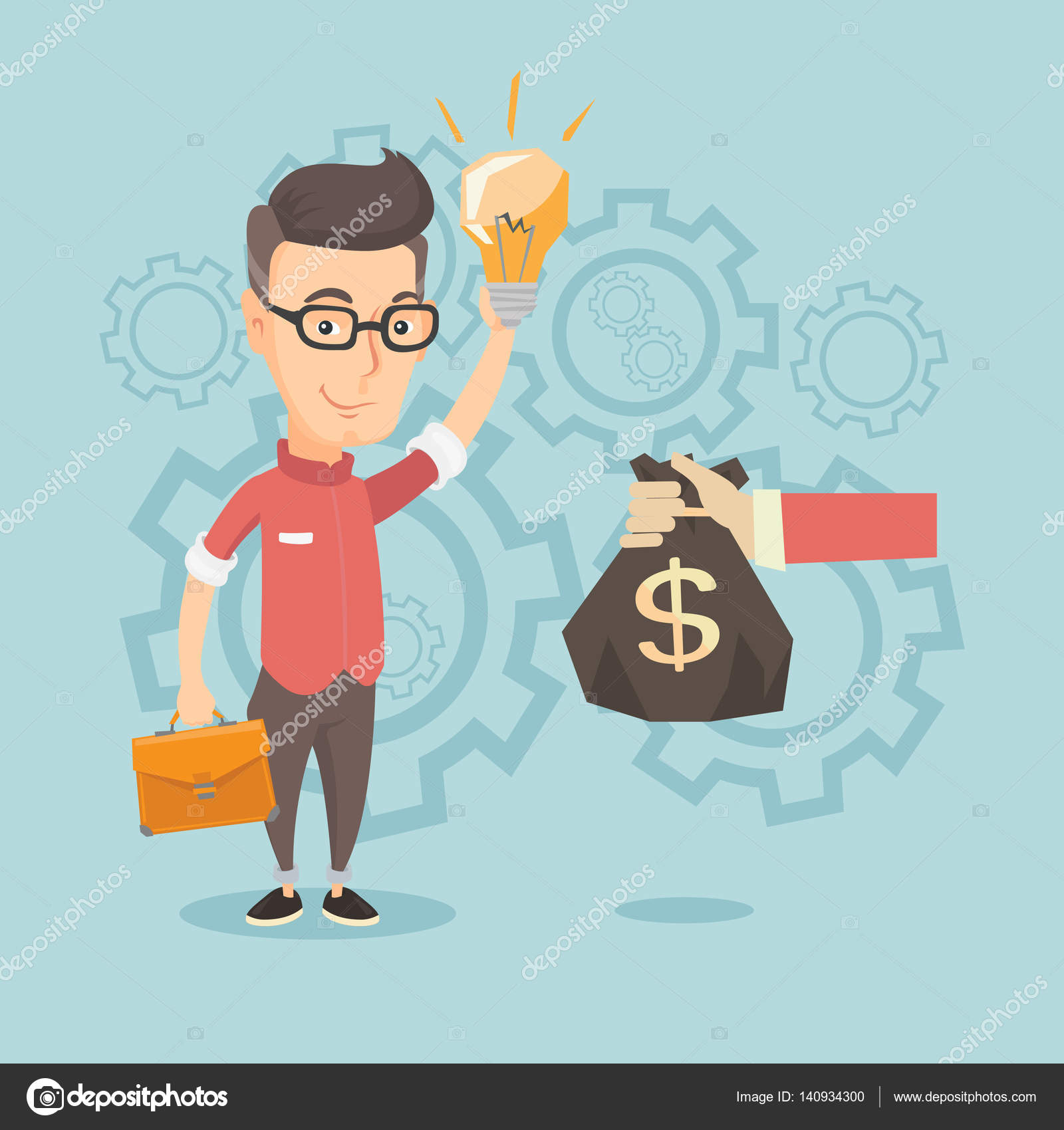 Successful business idea vector illustration. Stock Vector Image by ... Successful business idea vector illustration. Stock Vector Image by ...