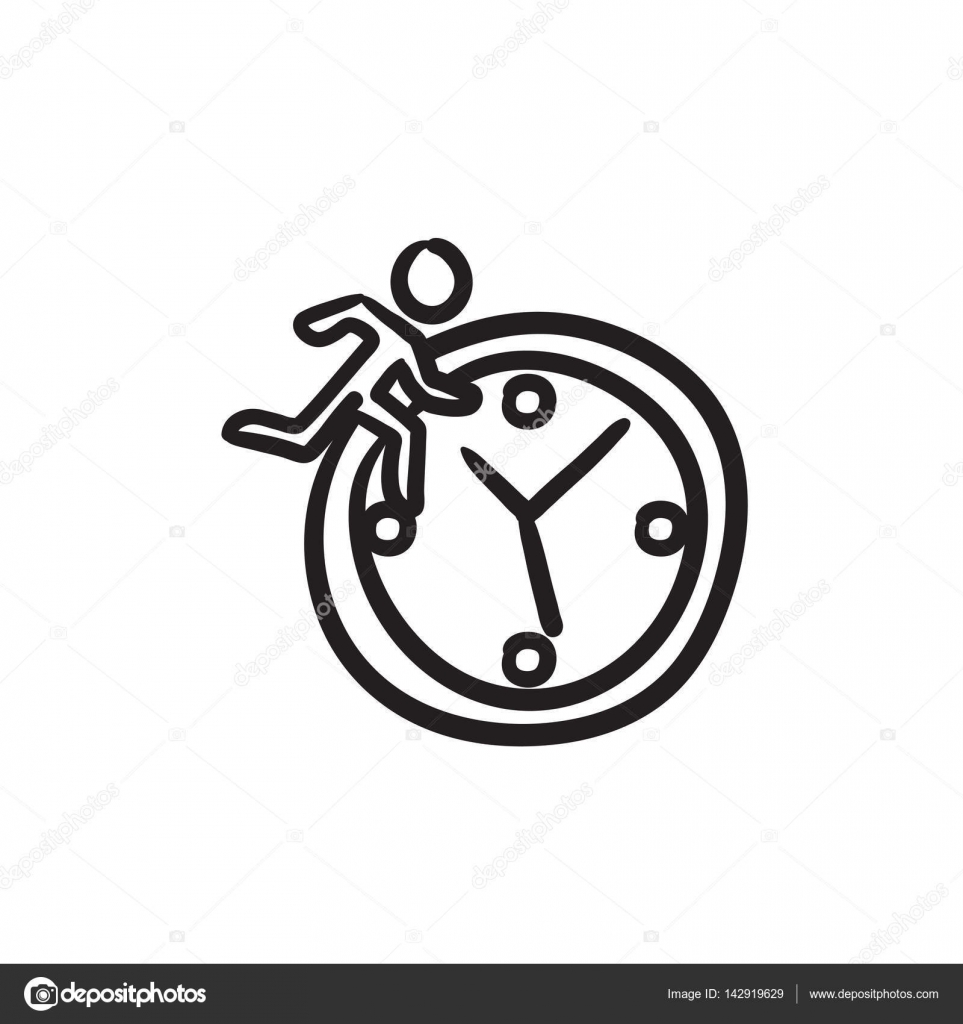 Time management sketch icon. Stock Vector by ©VisualGeneration 142919629