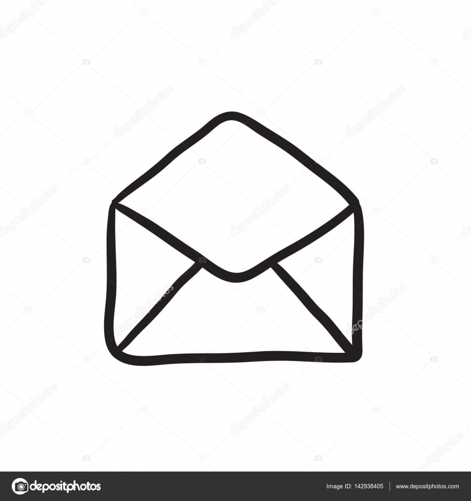 Envelope sketch icon. Stock Vector by ©VisualGeneration 142938405