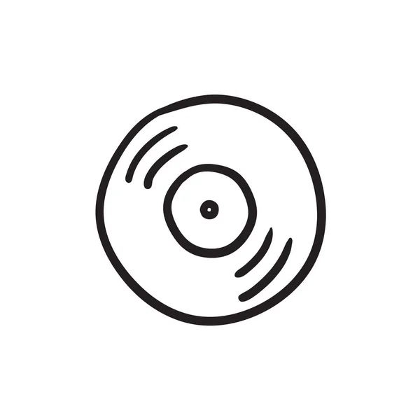 Turntable sketch icon. Stock Vector by ©VisualGeneration 105311072