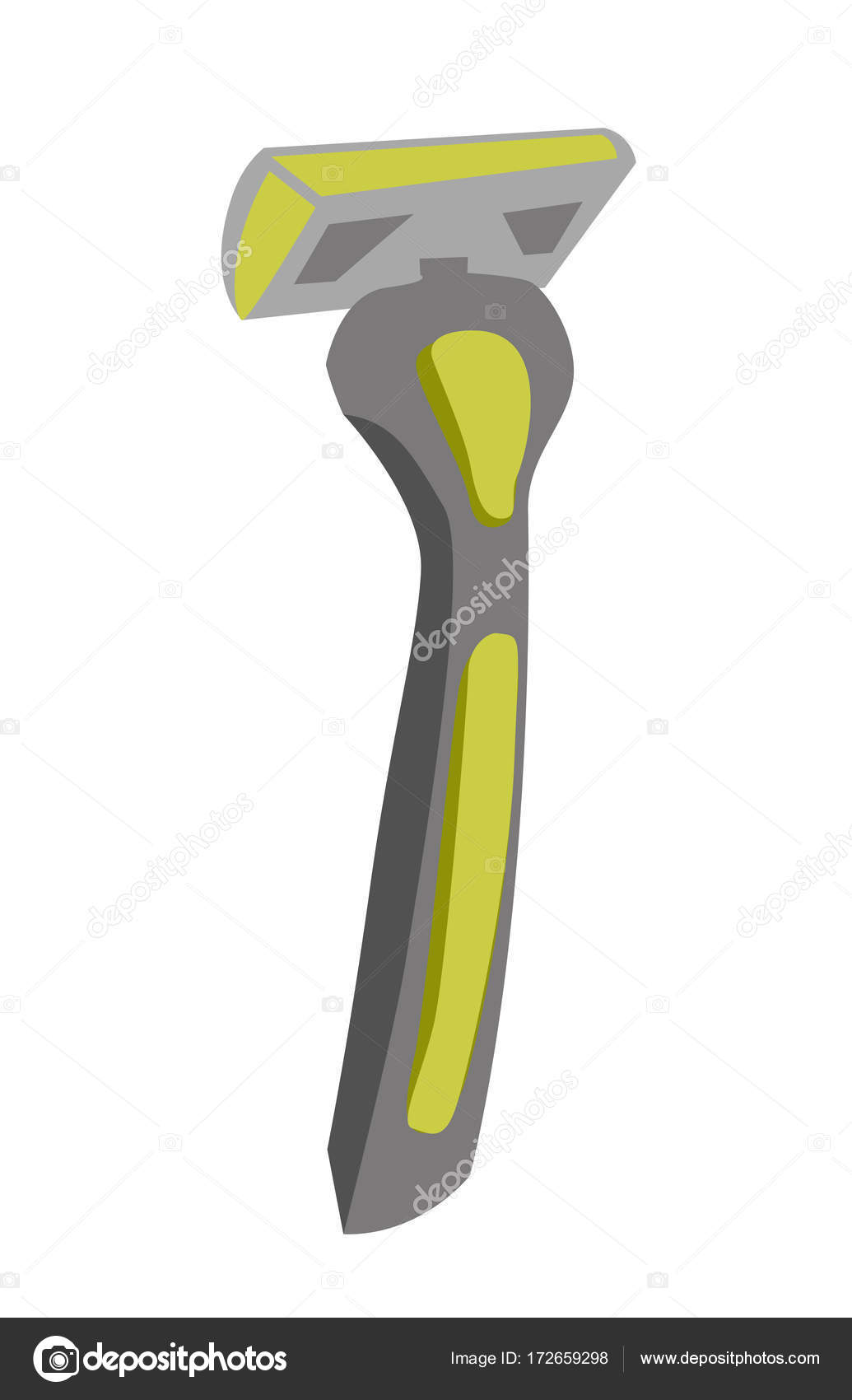 Razor vector cartoon illustration. Stock Illustration by ...