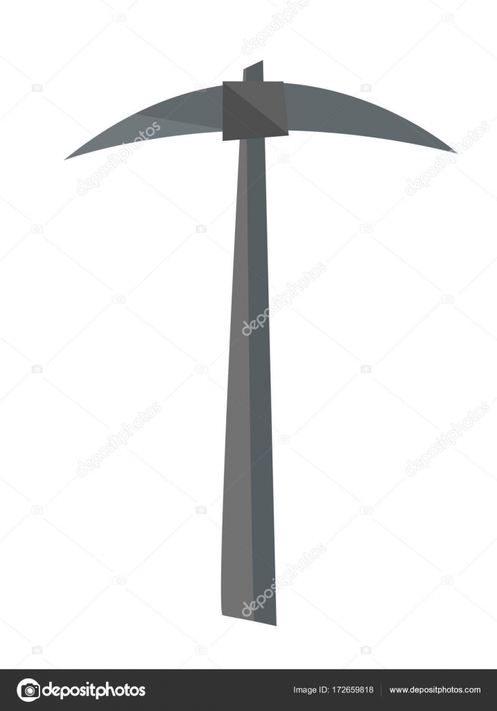 Pickaxe mining tool vector cartoon illustration. Stock Vector by ...