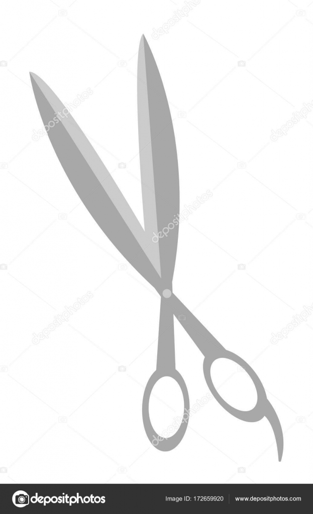 Cartoon Hairdressing Scissors