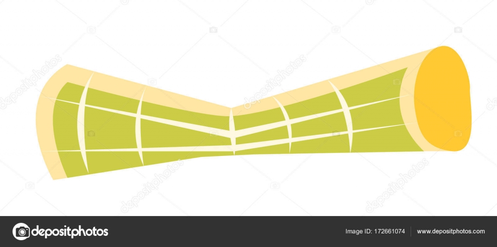 Rolled up tourist map vector cartoon illustration. Stock Vector by ...
