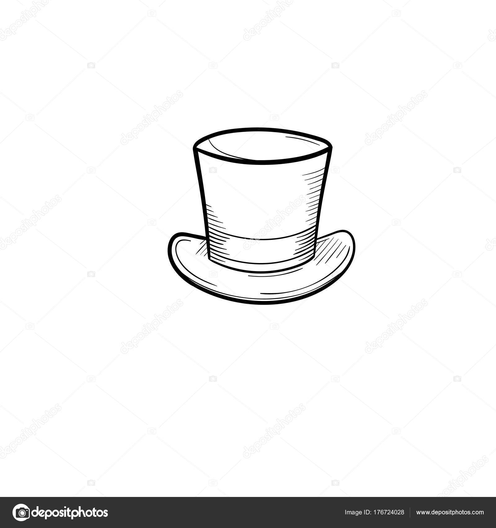 Top Hat Drawing The Fitzwilliam Museum A Man Wearing A Tall Top Hat,