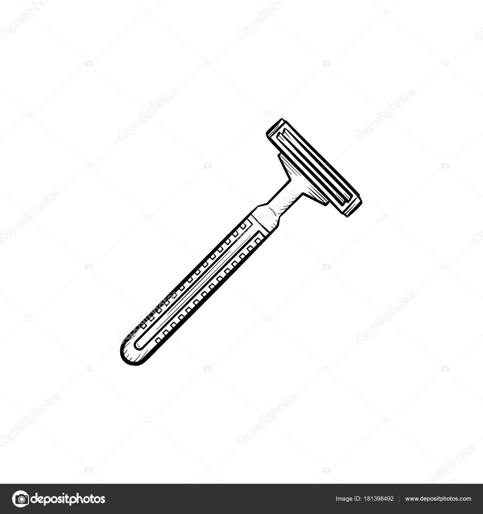 Razor hand drawn sketch icon. Stock Vector Image by ©VisualGeneration ...