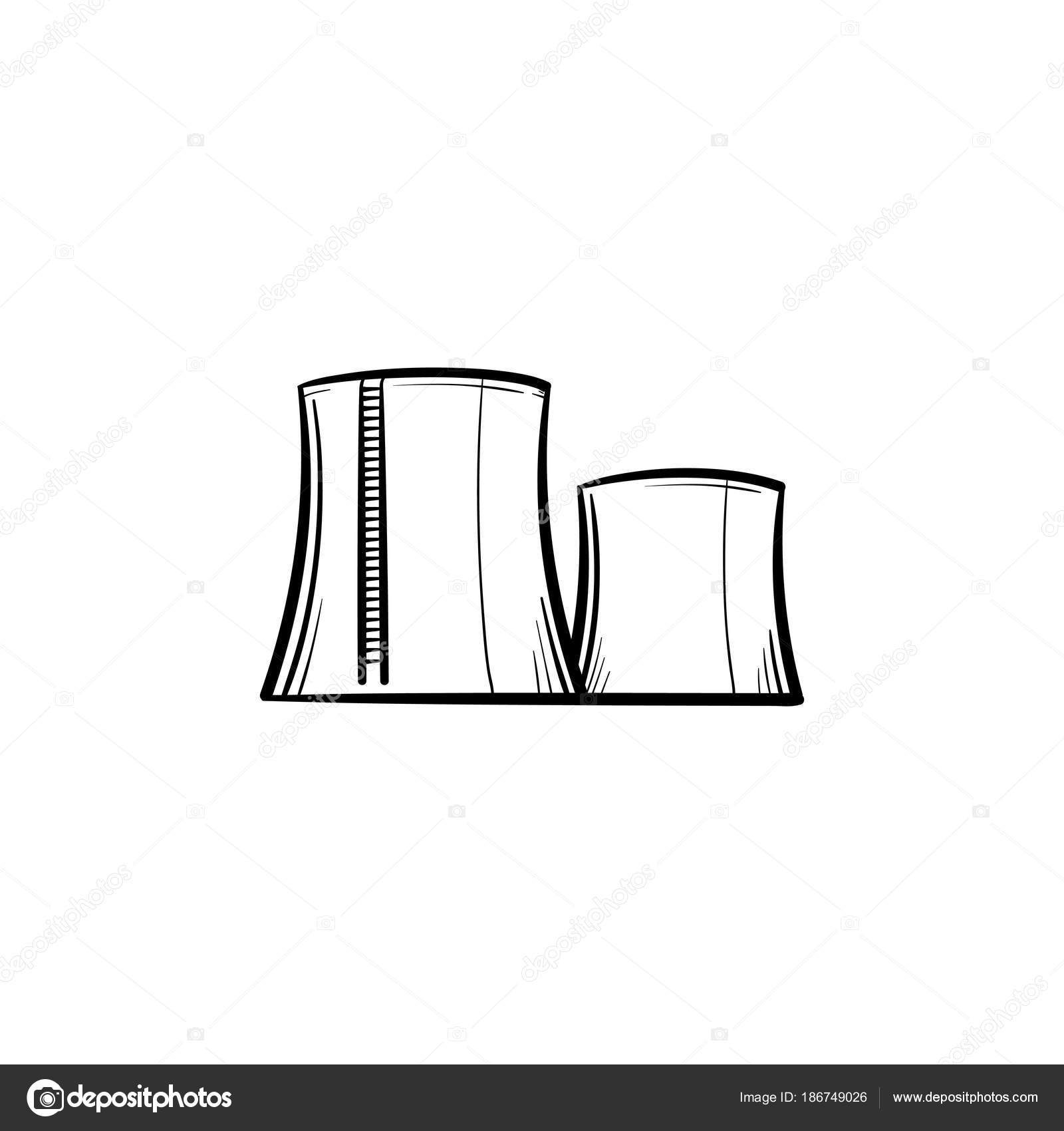 Factory hand drawn sketch icon. Stock Vector by ©VisualGeneration 186749026