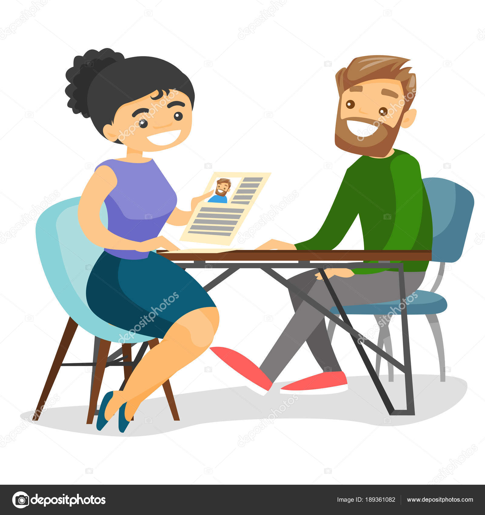 Two businesswomen during business meeting. Stock Vector Image by ... Two businesswomen during business meeting. Stock Vector Image by ...