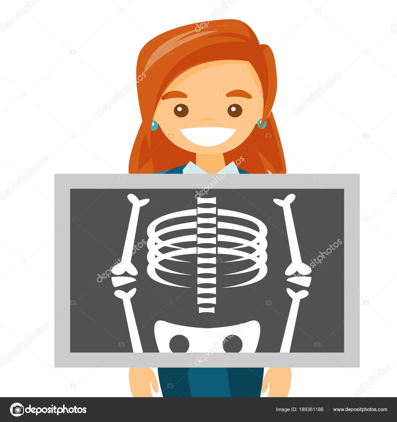 X Ray Skeleton Cartoon
