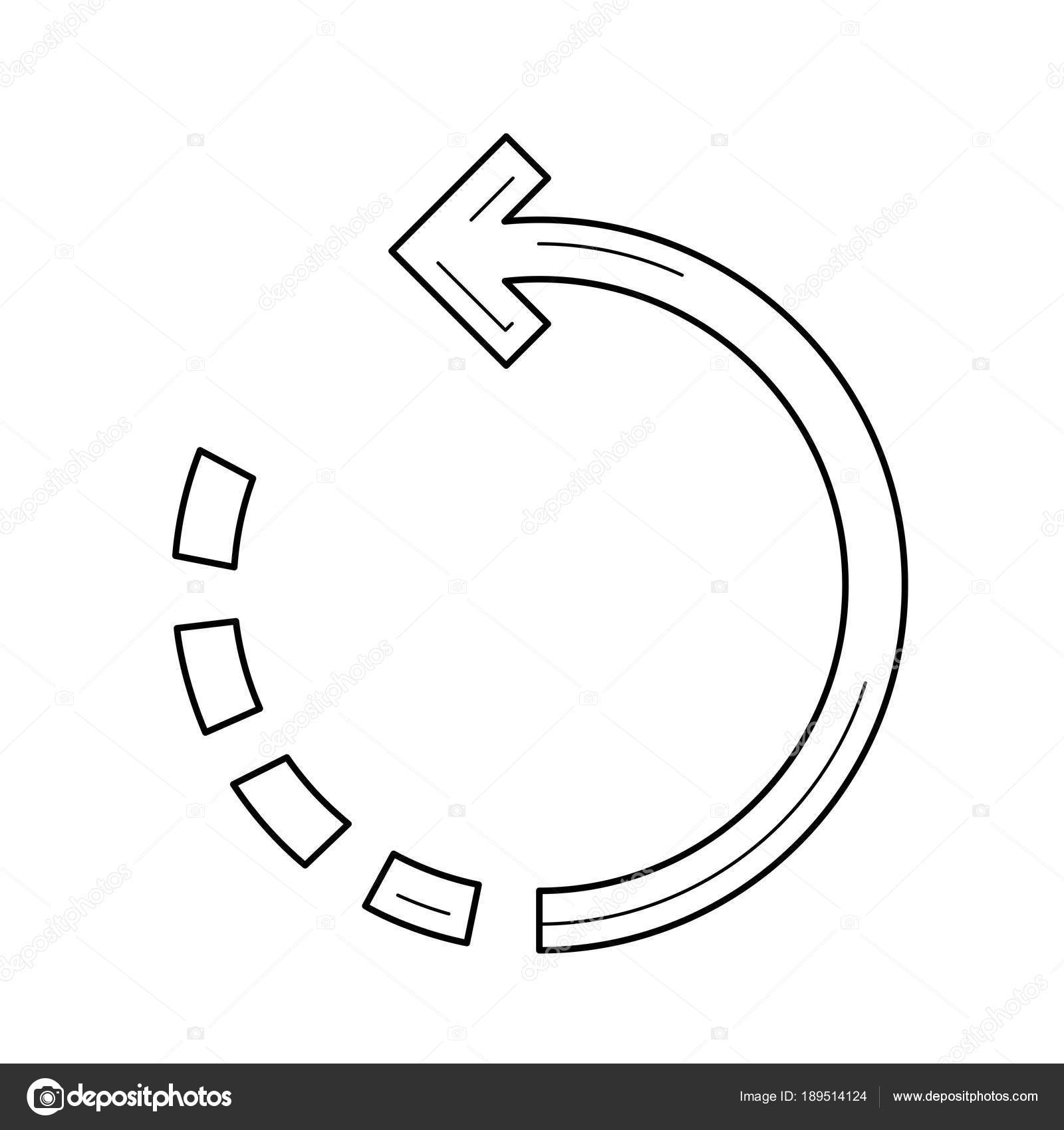 Rotate image line icon. Stock Vector by ©VisualGeneration 189514124