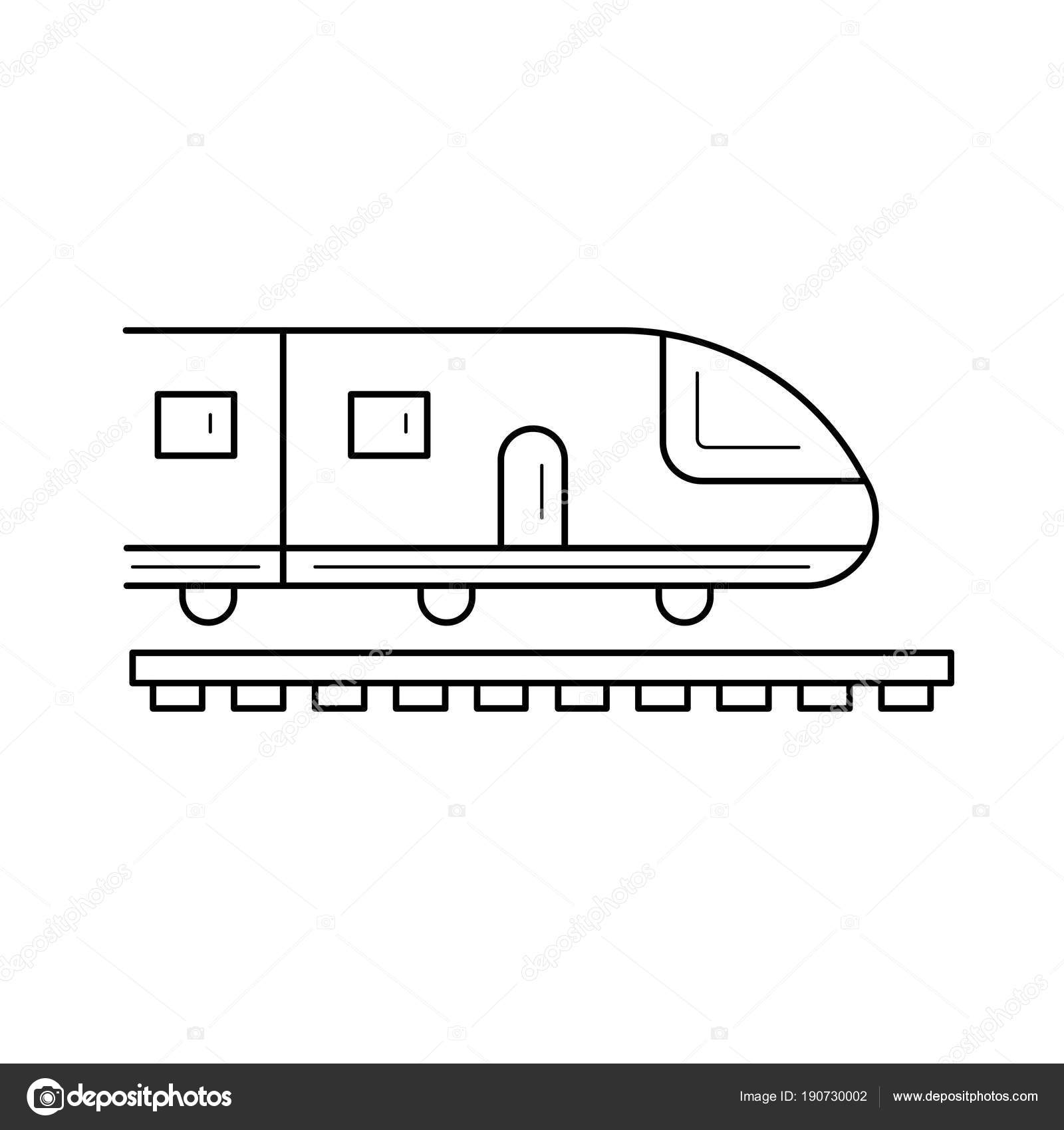 Subway Train Drawing