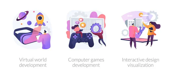 Virtal environment Vector Art Stock Images | Depositphotos