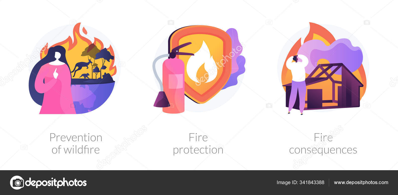 Firefighting vector concept metaphors Stock Vector Image by ...