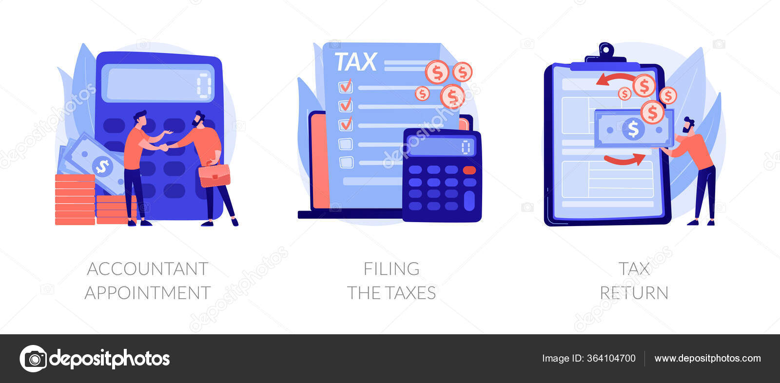 Accountant appointment vector concept metaphors. Stock Vector by ...