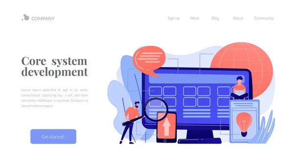 Energy storage concept landing page. Stock Vector by ©VisualGeneration 364104398